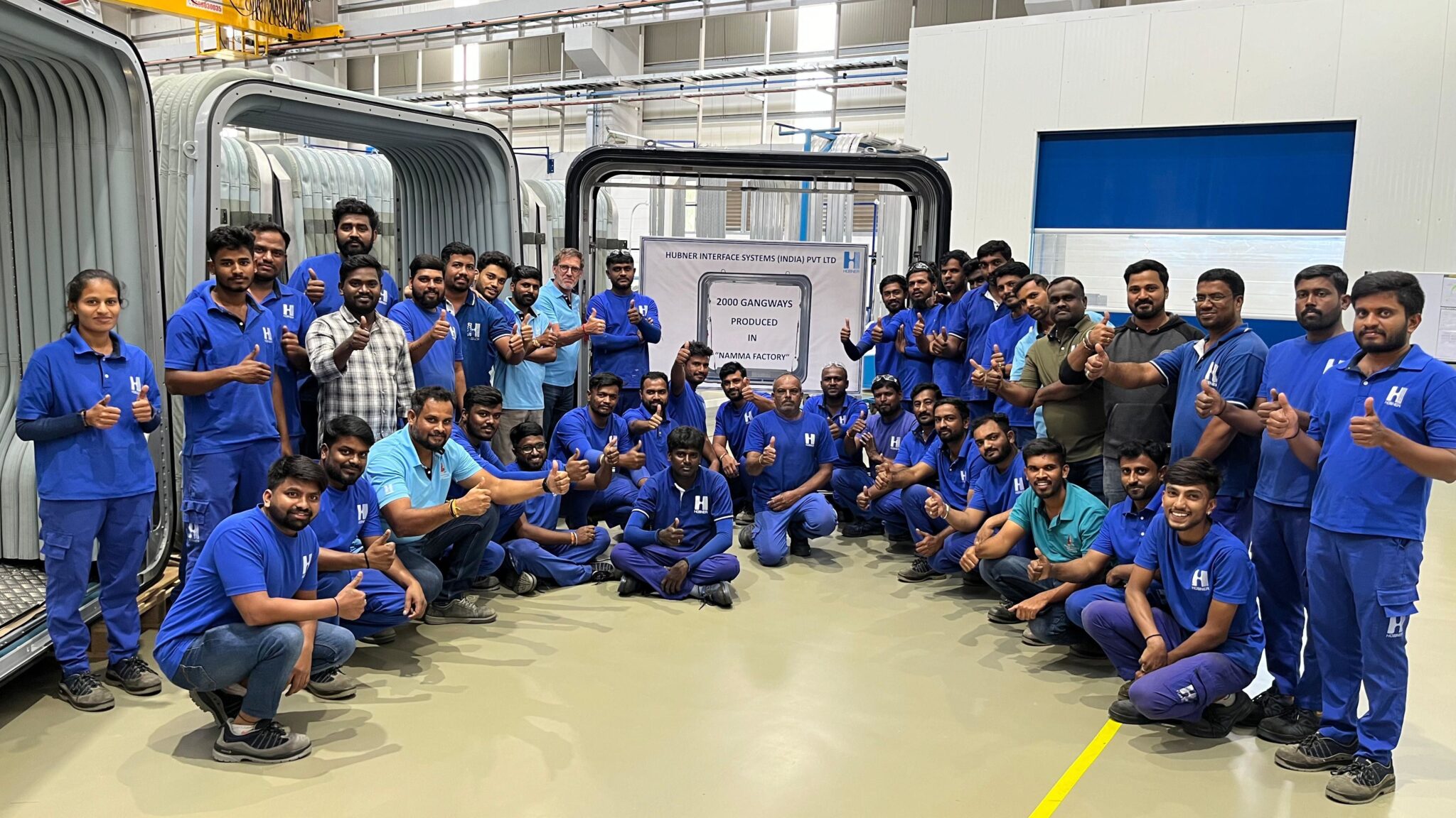 “Namma Factory” delivers gangway system No. 2,000; starts production of ...